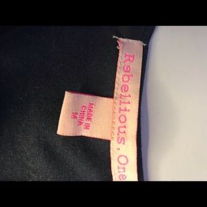 Rebellious One | Tops | Rebellious One Juniors Black Tie Front Tank Top ...